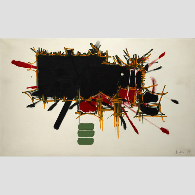 GEORGES MATHIEU - Composition, circa 1970 - Galerie de Souzy