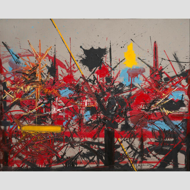 GEORGES MATHIEU - Composition, circa 1970 - Galerie de Souzy