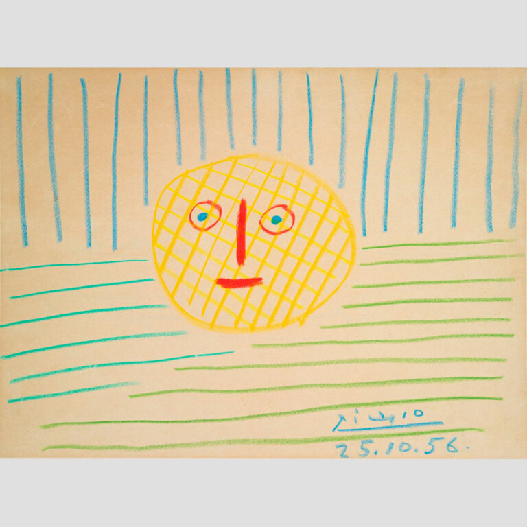 PABLO PICASSO - Soleil, 1956 - Galerie de Souzy