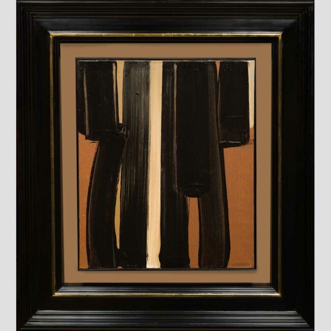 PIERRE SOULAGES - Peinture 55 x 46 cm, 1978 - Galerie de Souzy